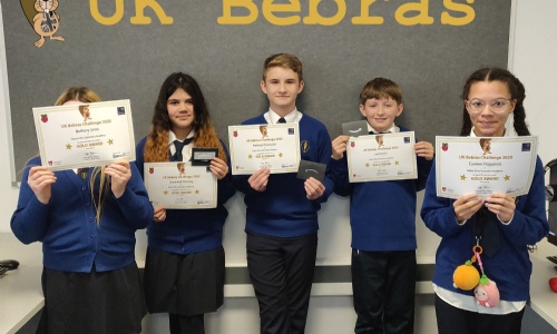 Manor Drive Secondary Academy - BEBRAS Certification Awards